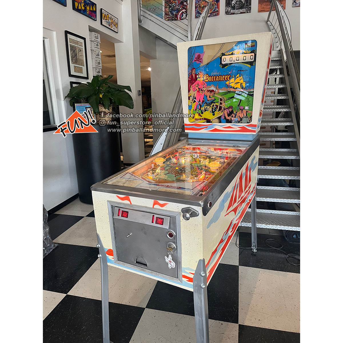 Buccaneer Pinball Machine – Fun SuperStore